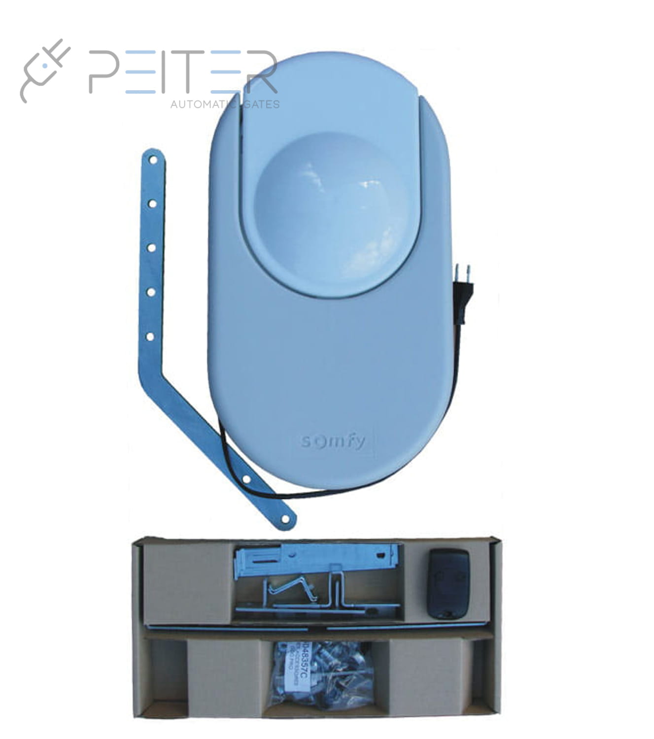 Zestaw Somfy Dexxo Optimo 800 N RTS - szyna 2,9 m pasek Peiter Automatic